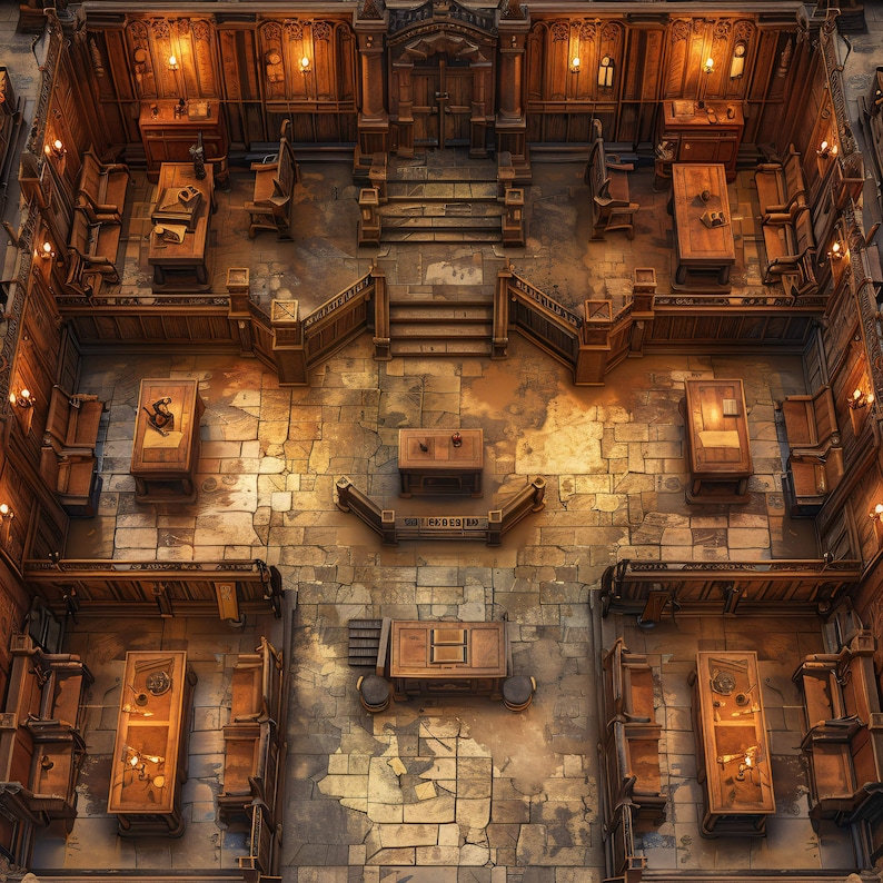 10 Court/jail Battle Maps, Battle Map, Pathfinder, D&D, Battlemap ...