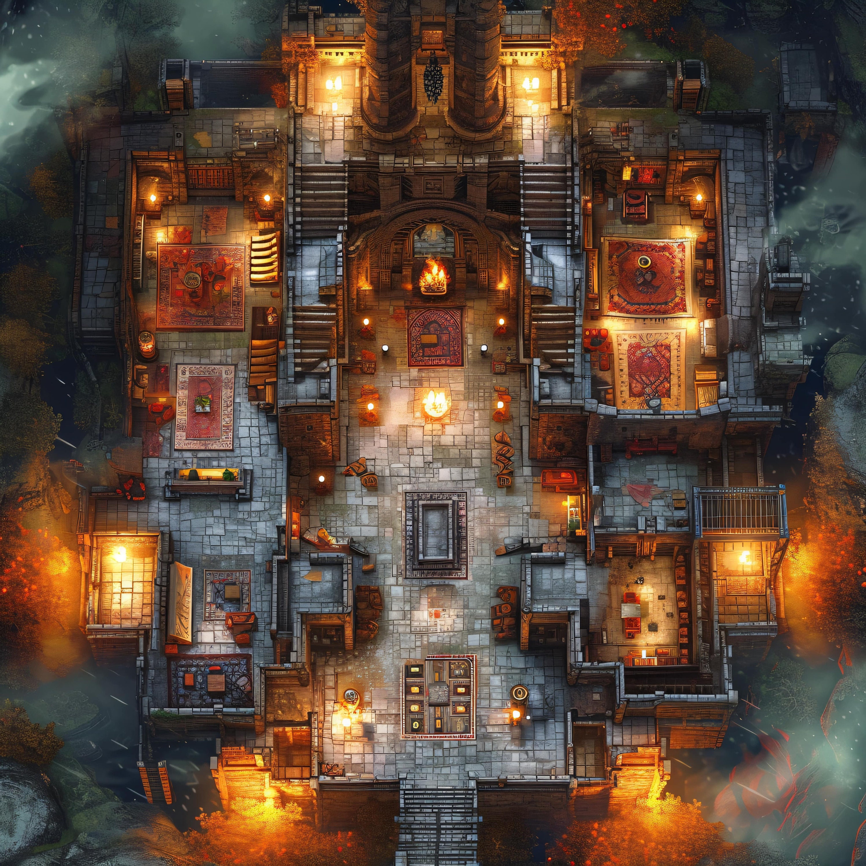 10 Gridless Cathedral Battle Maps | VTT Pack for Dnd, Pathfinder ...