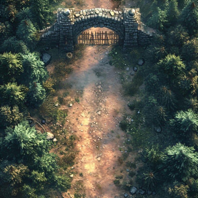 10 Forest Battle Maps 4, Dnd Battle Map, Pathfinder, D&D, Battlemap ...