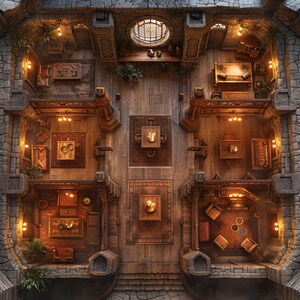 10 Thieves Guild Battlemaps, Dnd Battle Map, Pathfinder, D&D, Battlemap ...