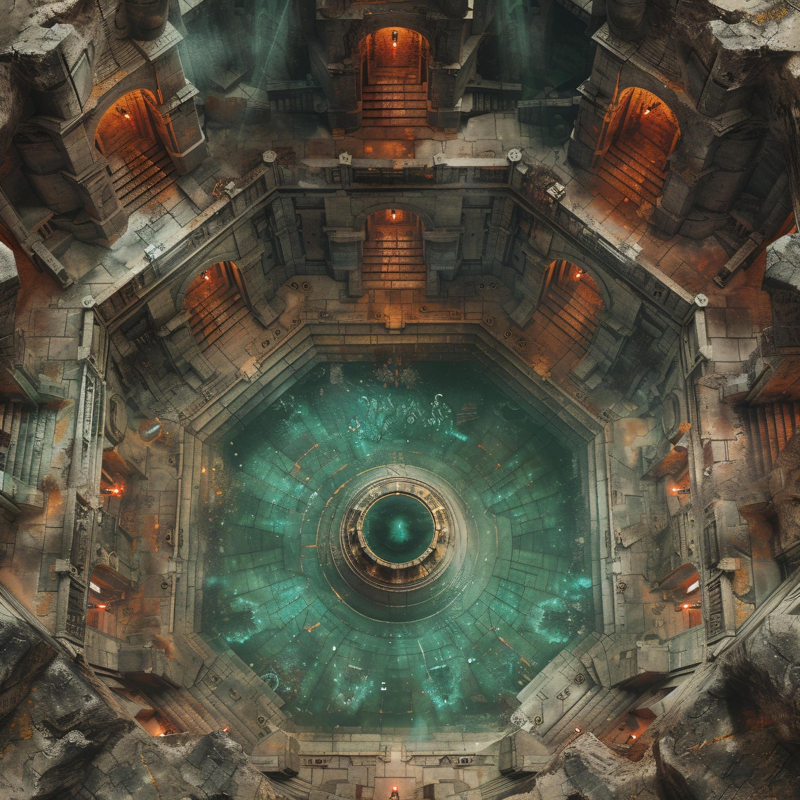 10 Waterway Battle Maps, Dnd Battlemap, Pathfinder, D&D, Battlemap ...