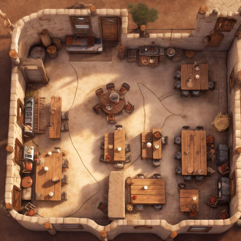 10 Tavern Battle Maps Dnd Battle Map Pathfinder D&D - Etsy