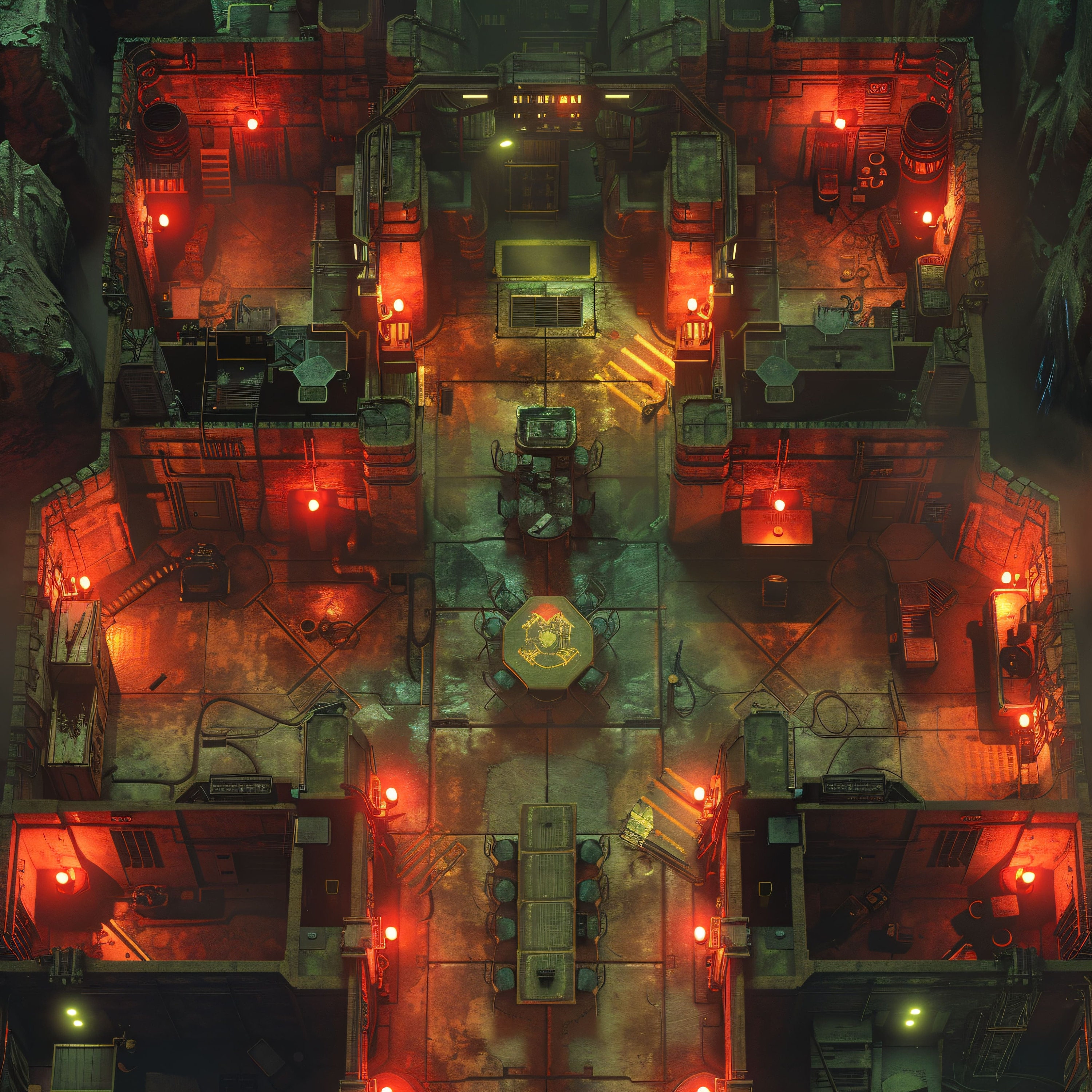 10 Cyberpunk Ripperdoc Battlemaps, Sci Fi, Dnd Battle Map, Cyberpunk, D ...