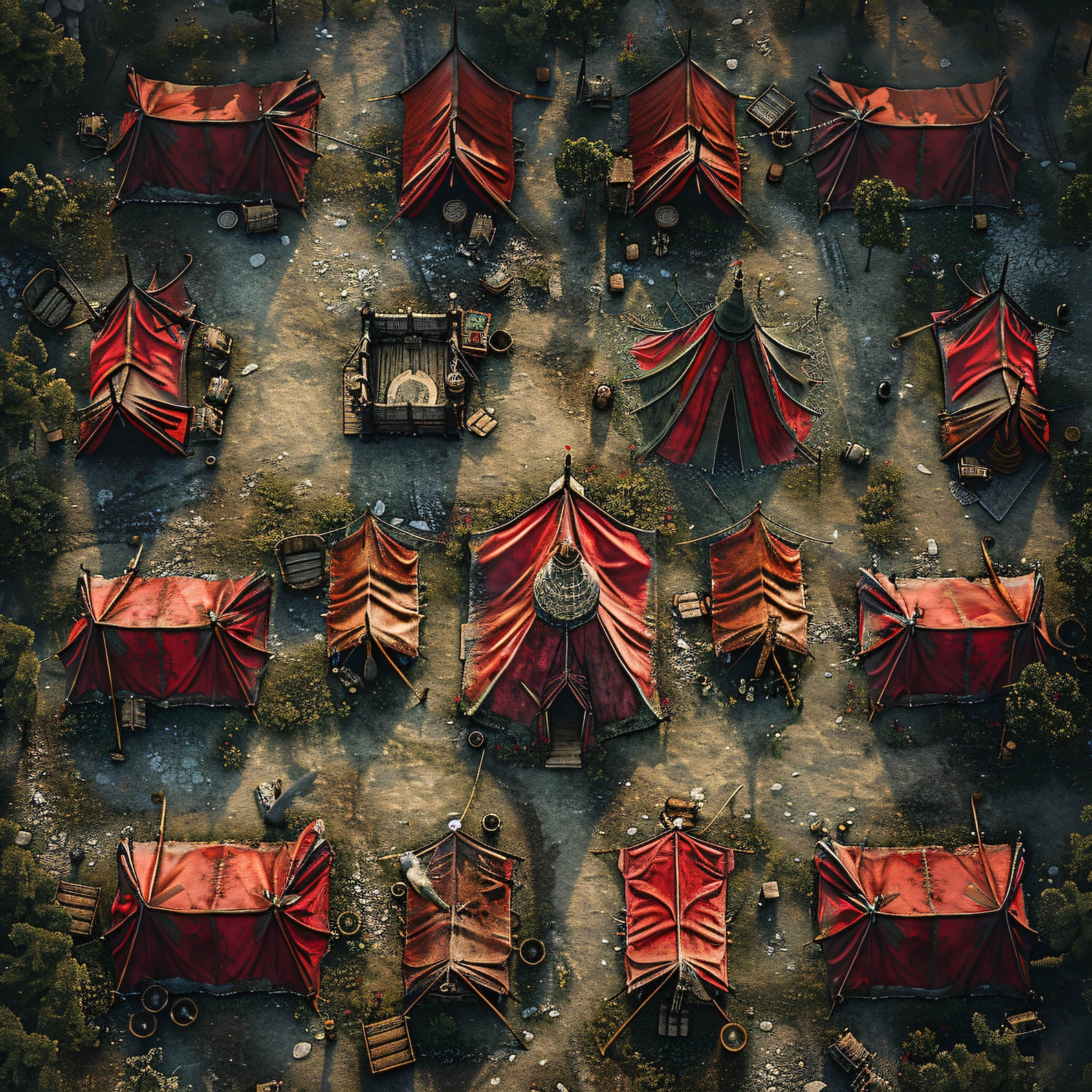 10 Carnival/circus Maps, Dnd Battle Map, Pathfinder,d&d, Battlemap ...