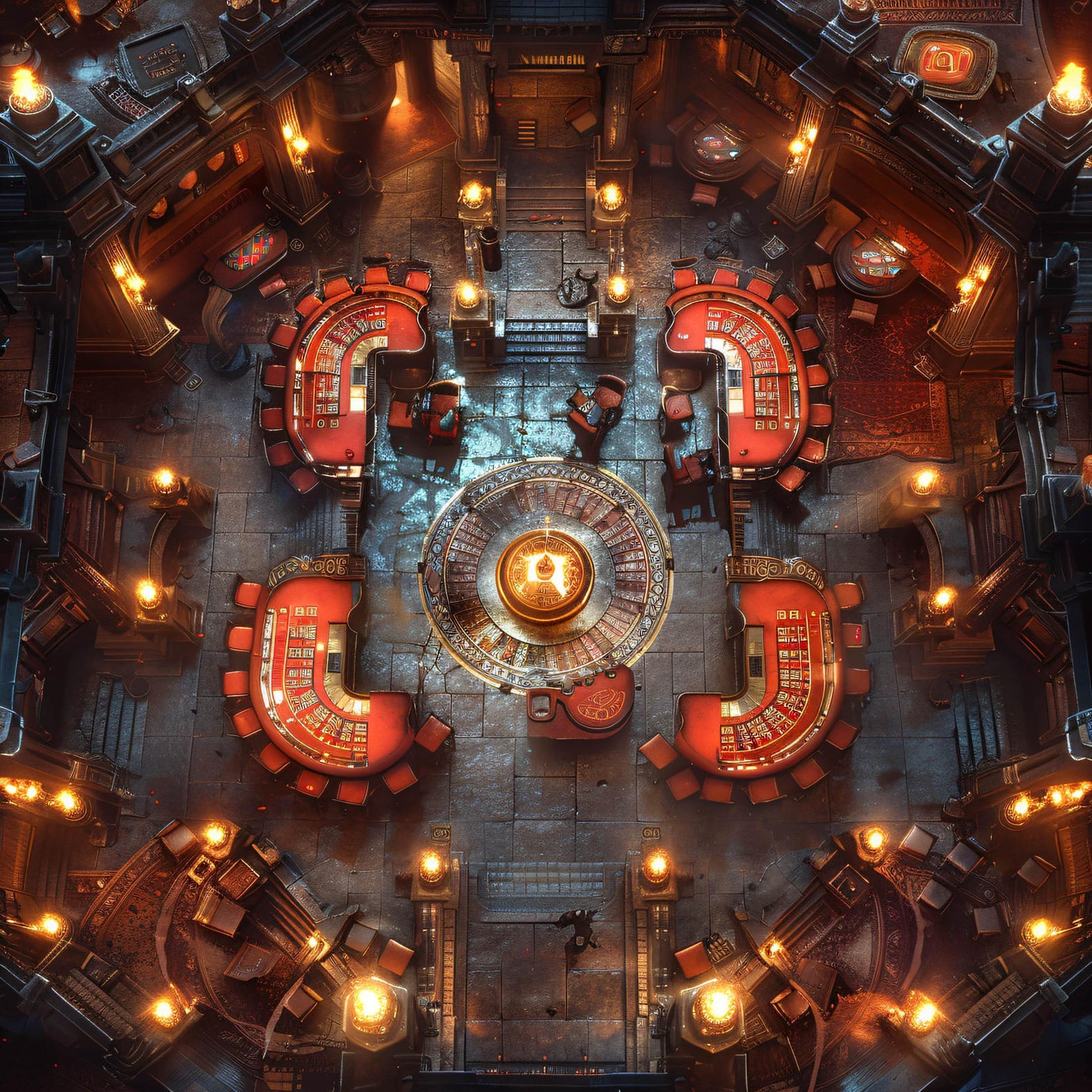 10 Gridless Casino Battle Maps | VTT Pack for Dnd, Pathfinder & Ttrpgs ...