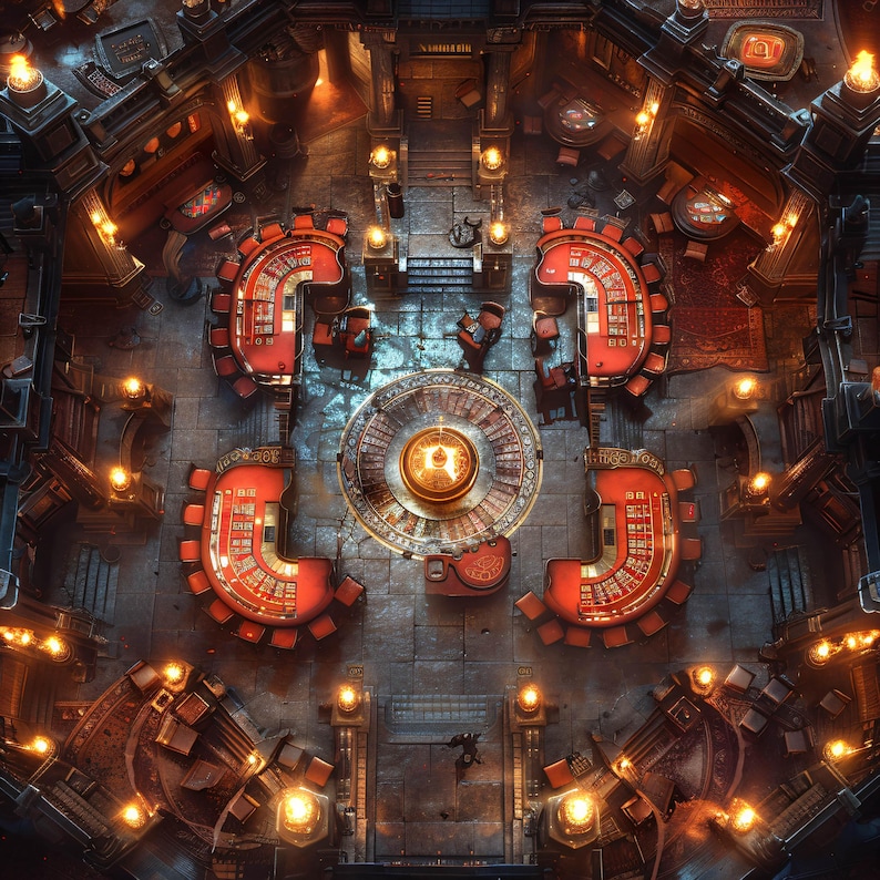 10 Casino Battle Maps, Dnd Battlemap, Pathfinder, D&D, Dungeons and ...