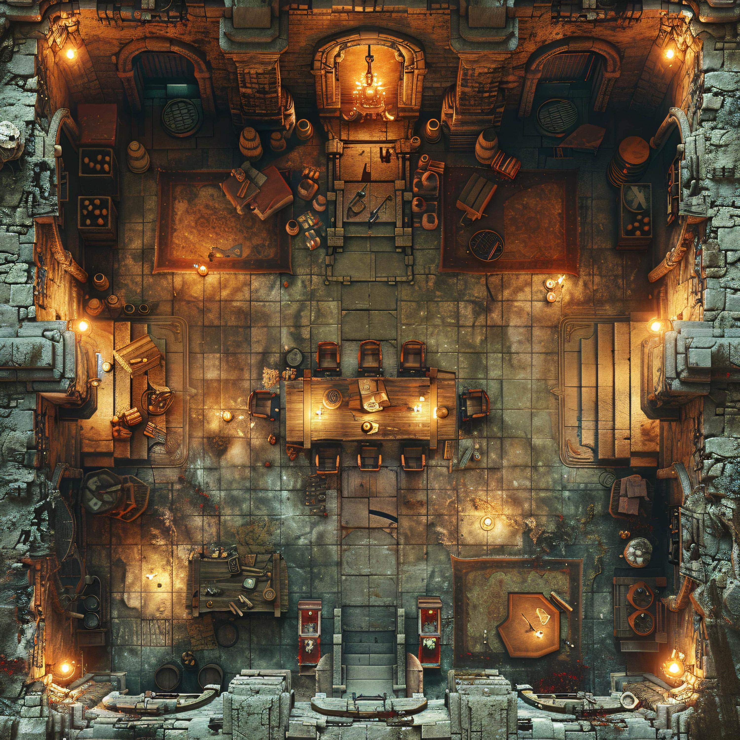 10 Workshop / Forge Battle Maps, Battlemap, Pathfinder, D&D, Dungeons ...