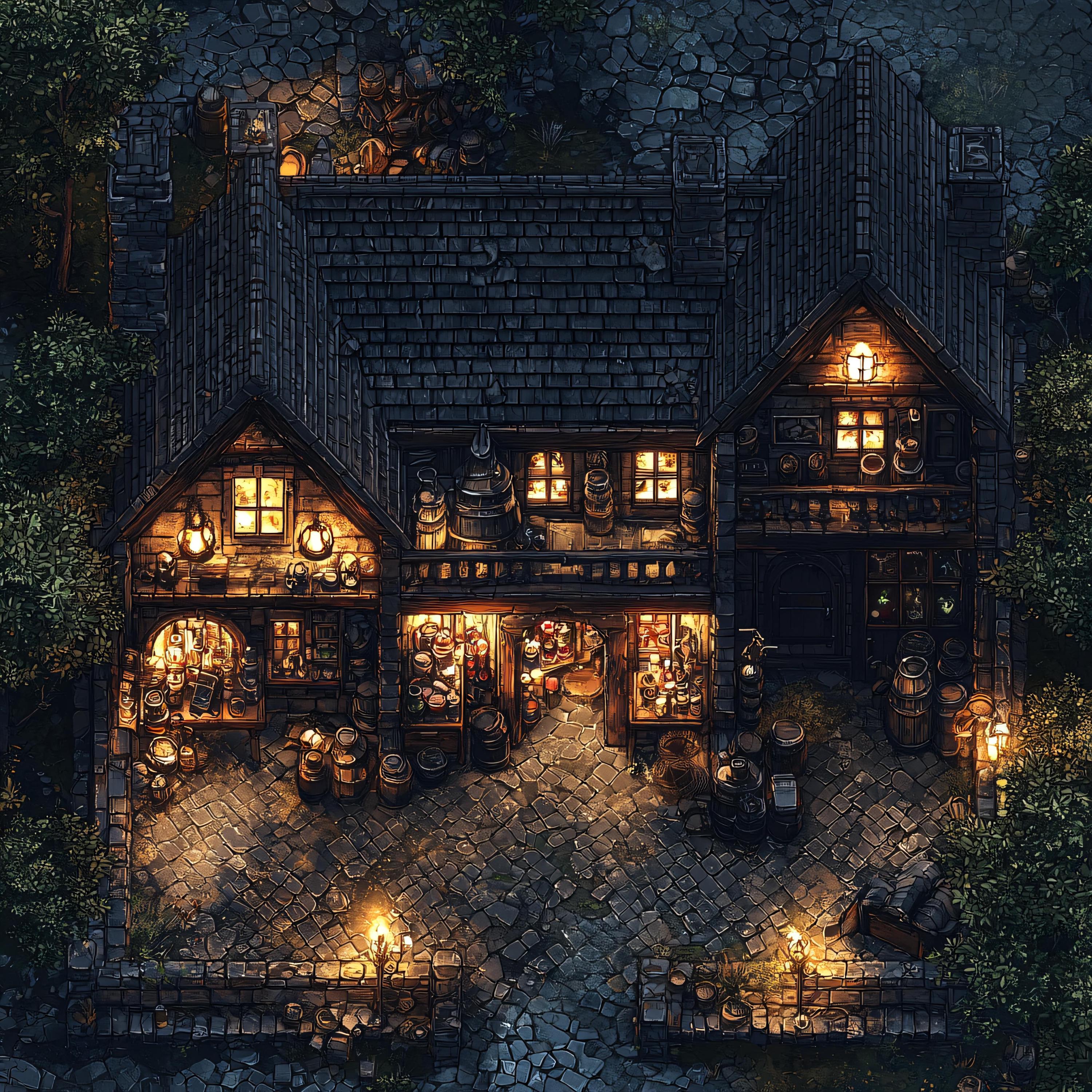 10 Workshop / Forge Battle Maps, Battlemap, Pathfinder, D&D, Dungeons ...