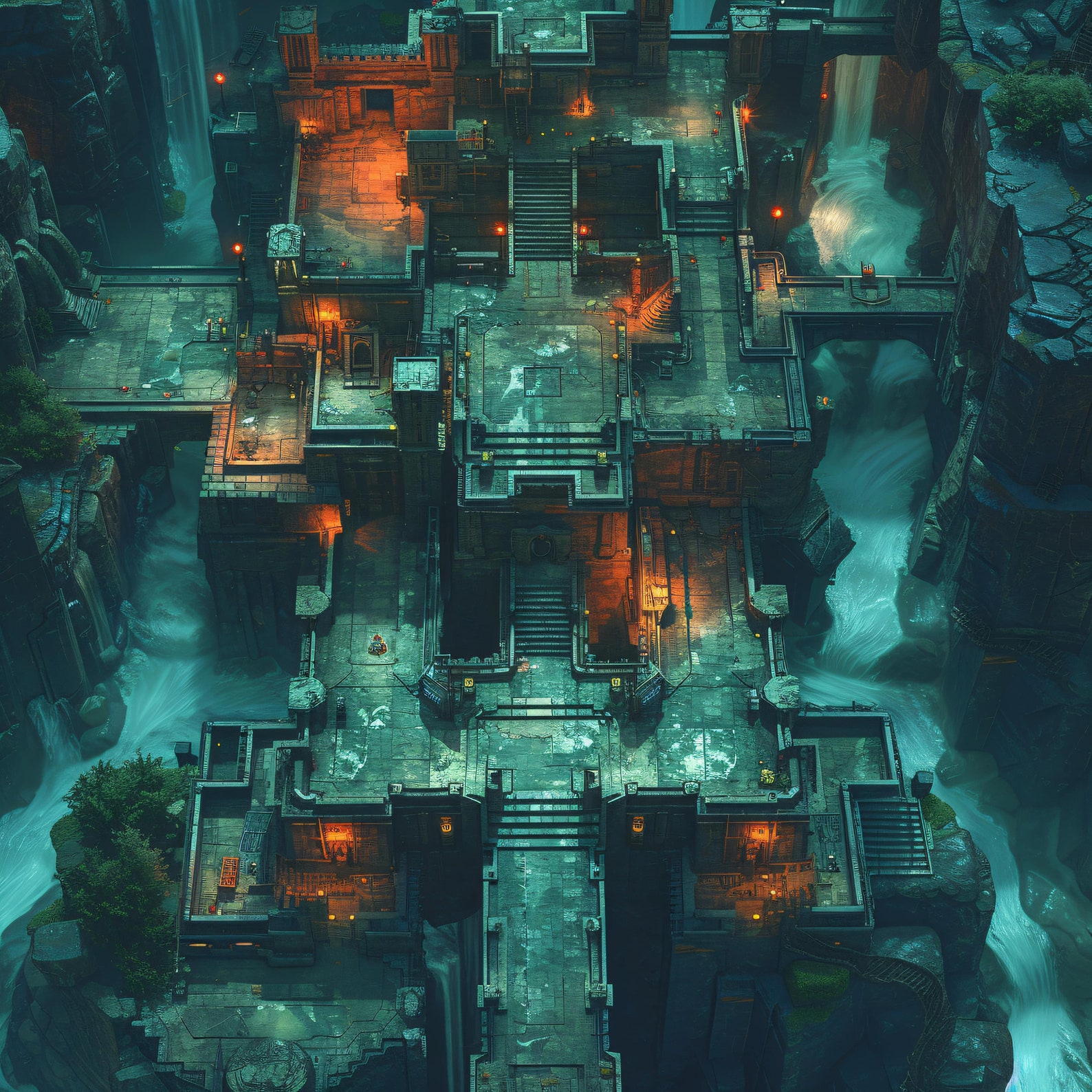 10 Jail/prison Battle Maps, Dnd Battlemap, Pathfinder, D&D, Dungeons ...