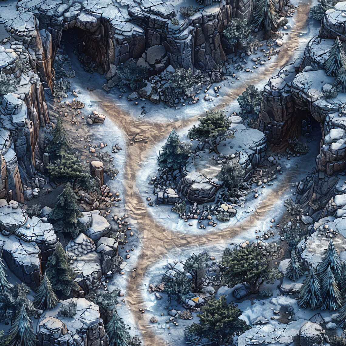 10 More Winter Battlemaps, Dnd Battle Map, Pathfinder, Dungeons and ...