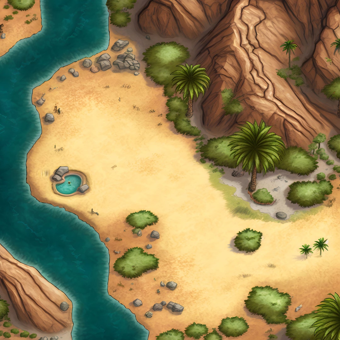 10 Desert Battle Maps Dnd Battle Map Pathfinder D&D - Etsy UK