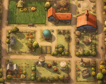 Farm Battle Maps Pack, Dnd Battle Map, D&D, Battlemap, Dungeons and ...