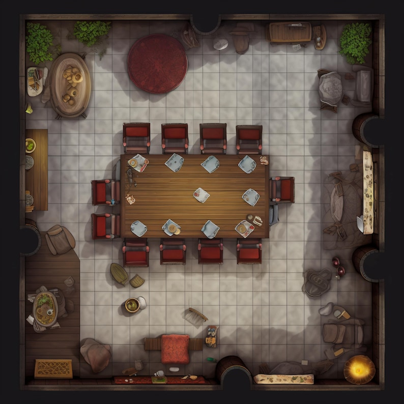 10 Mansion Battle Maps, Dnd Battle Map, Pathfinder, D&D, Battlemap ...