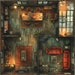 10 Cyberpunk Shanty/slums Battlemaps, Sci Fi, Cyberpunk, D&D, Shadowrun ...
