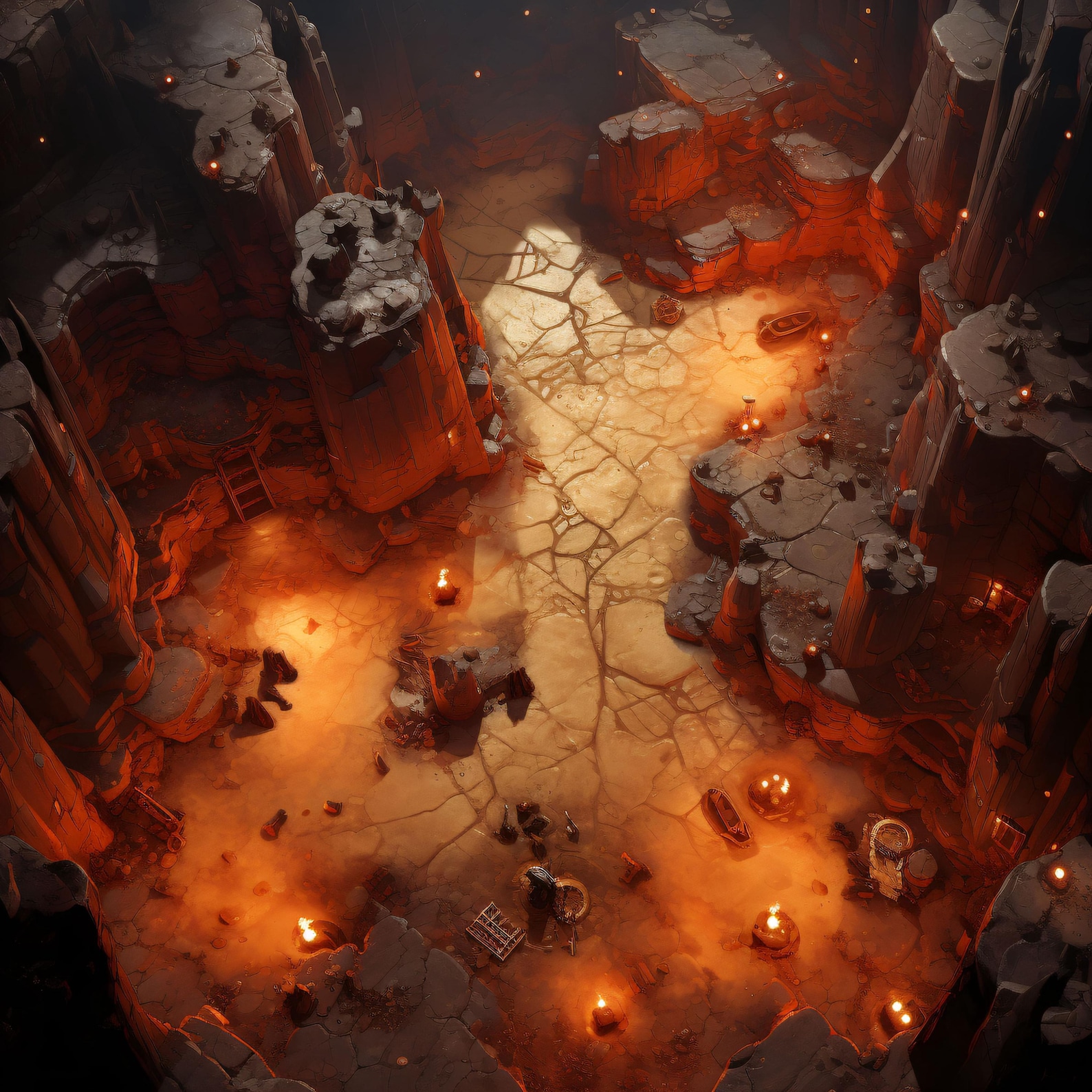 10 Monster Cave Battle Maps, Dnd Battlemap, Pathfinder, D&D, Dungeons ...