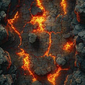 10 Volcano / Fire Battle Maps, Dnd Battlemap, Pathfinder, D&D, Dungeons ...