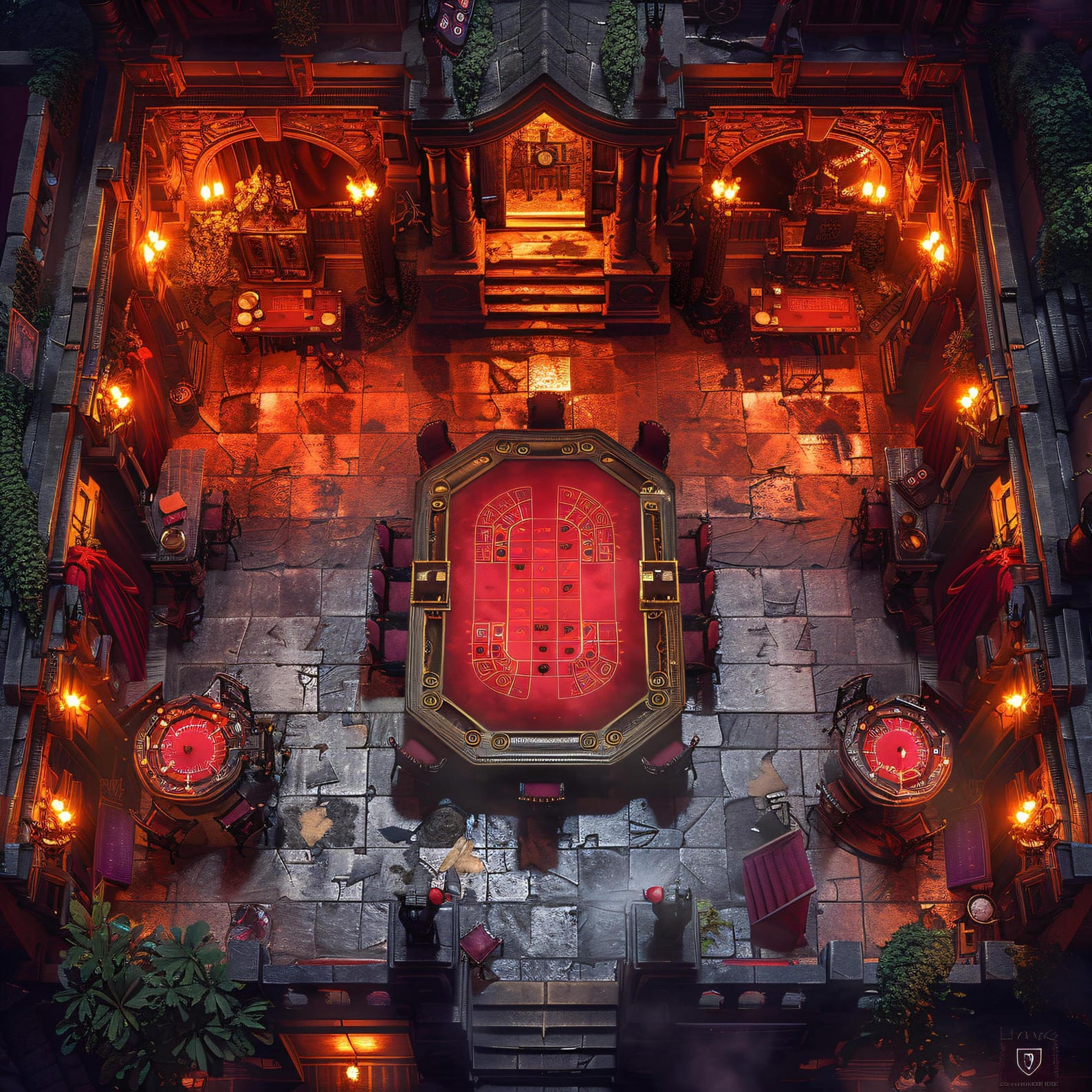 10 Casino Battle Maps, Dnd Battlemap, Pathfinder, D&D, Dungeons and ...