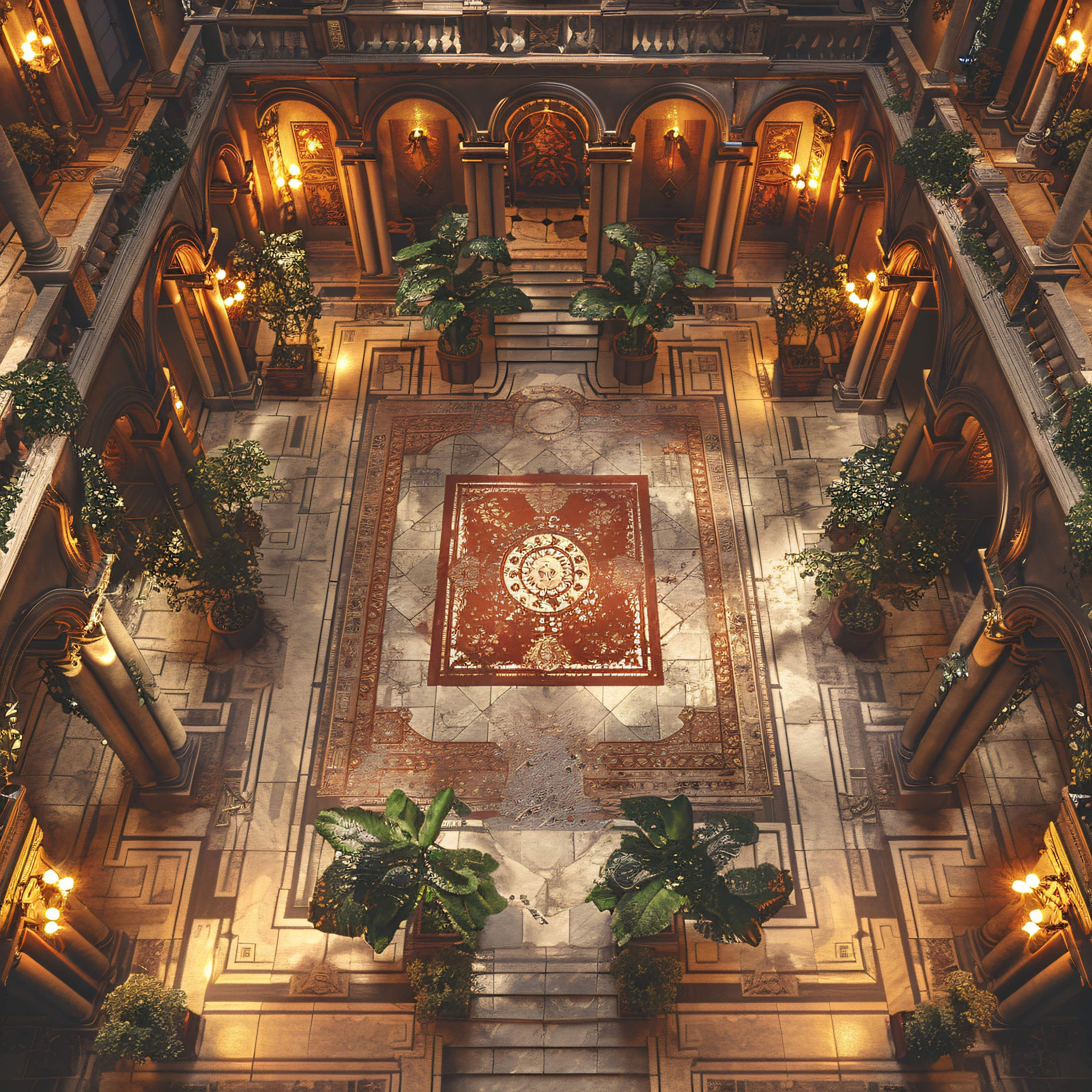 10 Villa/manor/estate Forest Battle Maps | VTT Pack for Dnd, Pathfinder ...