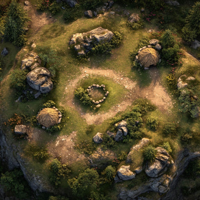 10 Forest Battle Maps 4, Dnd Battle Map, Pathfinder, D&D, Battlemap ...