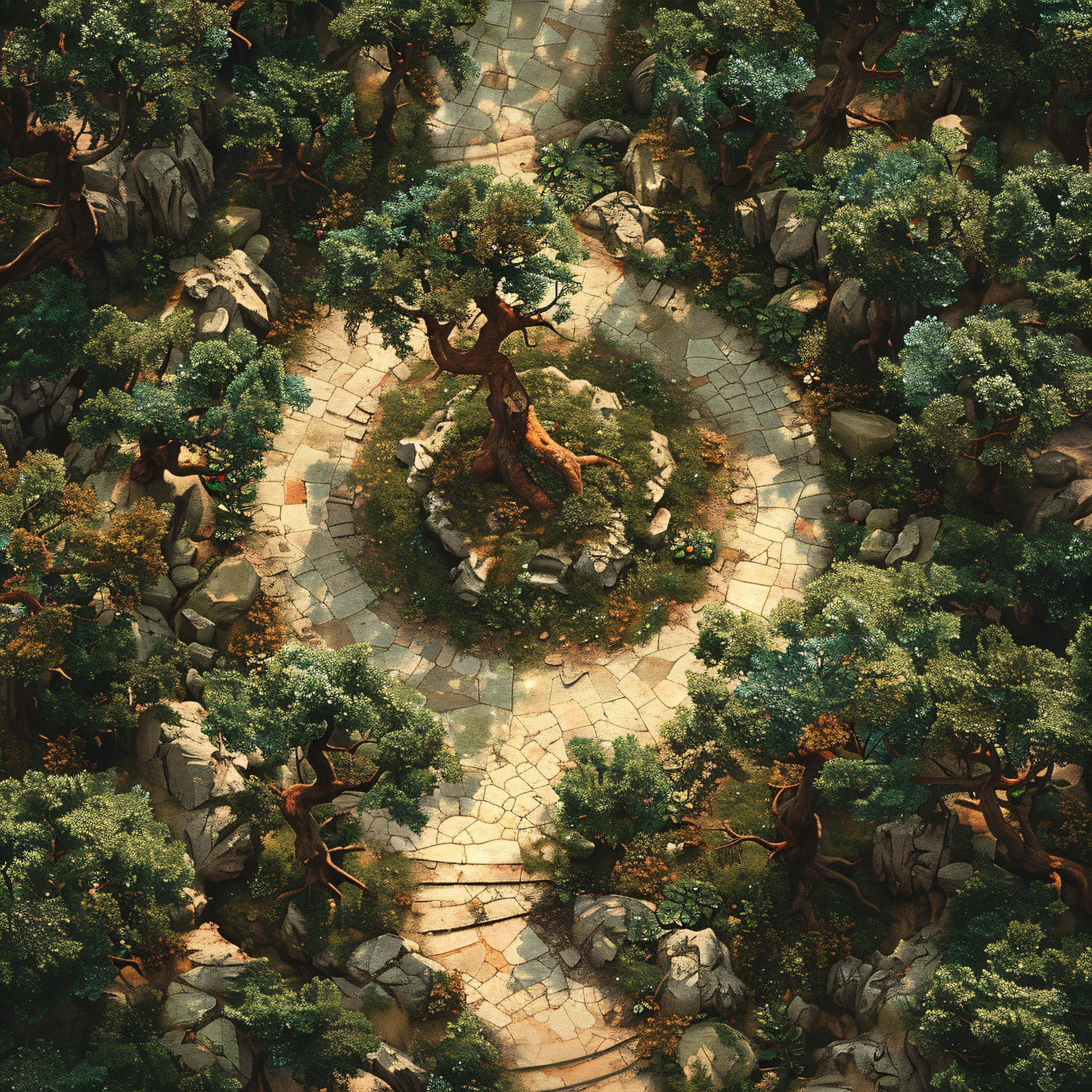 10 Druid Grove Maps, Pathfinder, D&D, Battlemap, Dungeons and Dragons ...