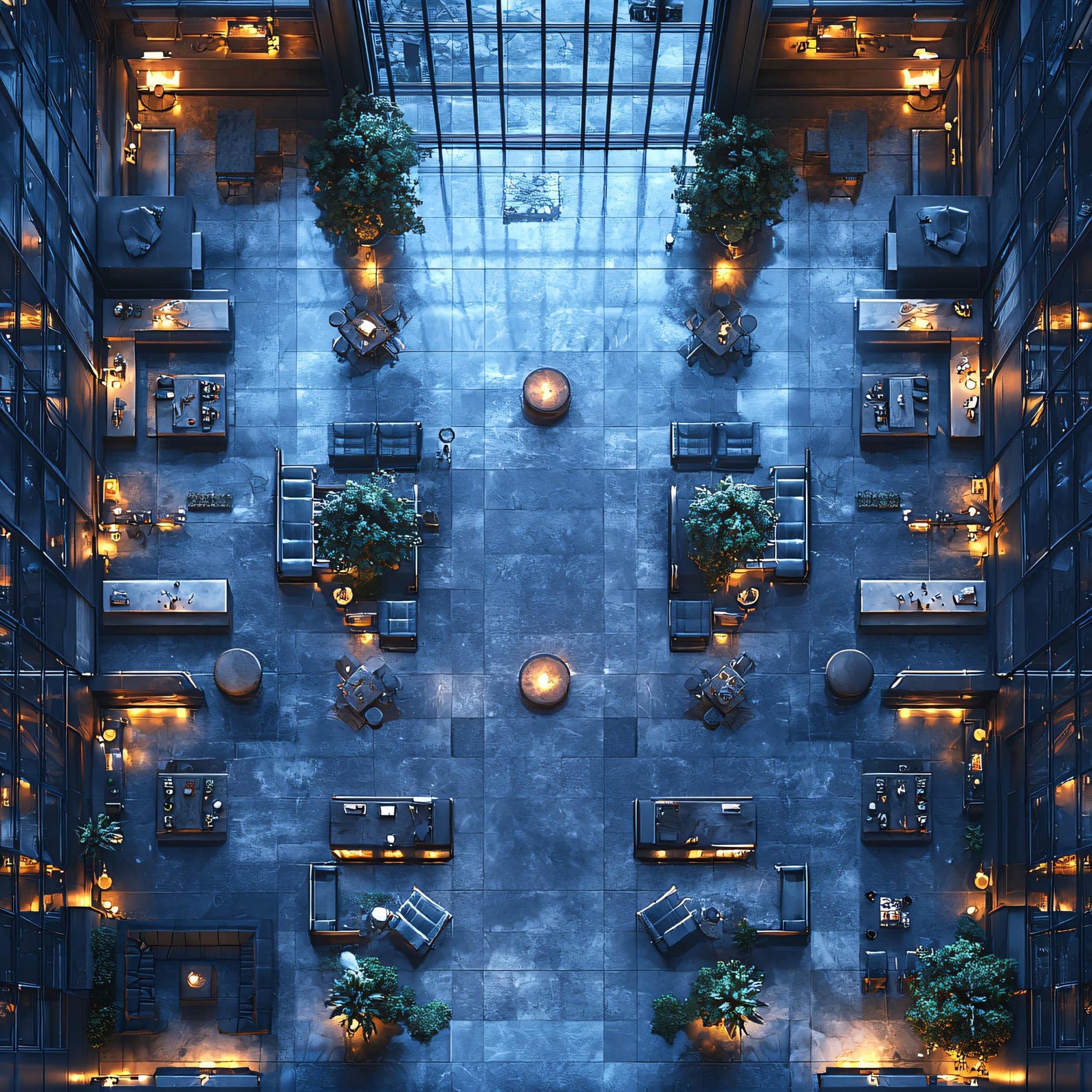 10 Cyberpunk Corpo Office Office Map Maps 2, Sci Fi, DnD Map, Cyberpunk ...