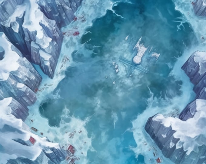 Winter Trail Battle Map, Dnd Battle Map, D&D, Battlemap, Dungeons and Dragons, 5e, Roll20 ...