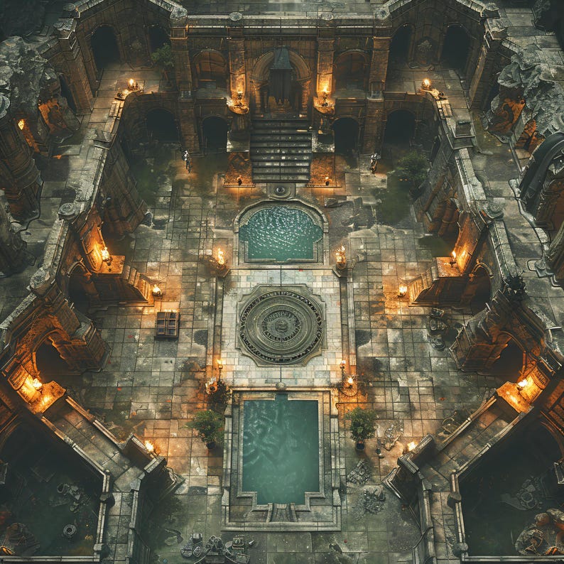 10 Gridless Underground Boss Battle Maps | VTT Pack for Dnd, Pathfinder ...
