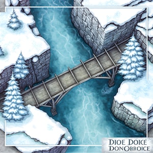 10 Winter Battle Maps, Dnd Battle Map, Pathfinder, D&D, Battlemap ...