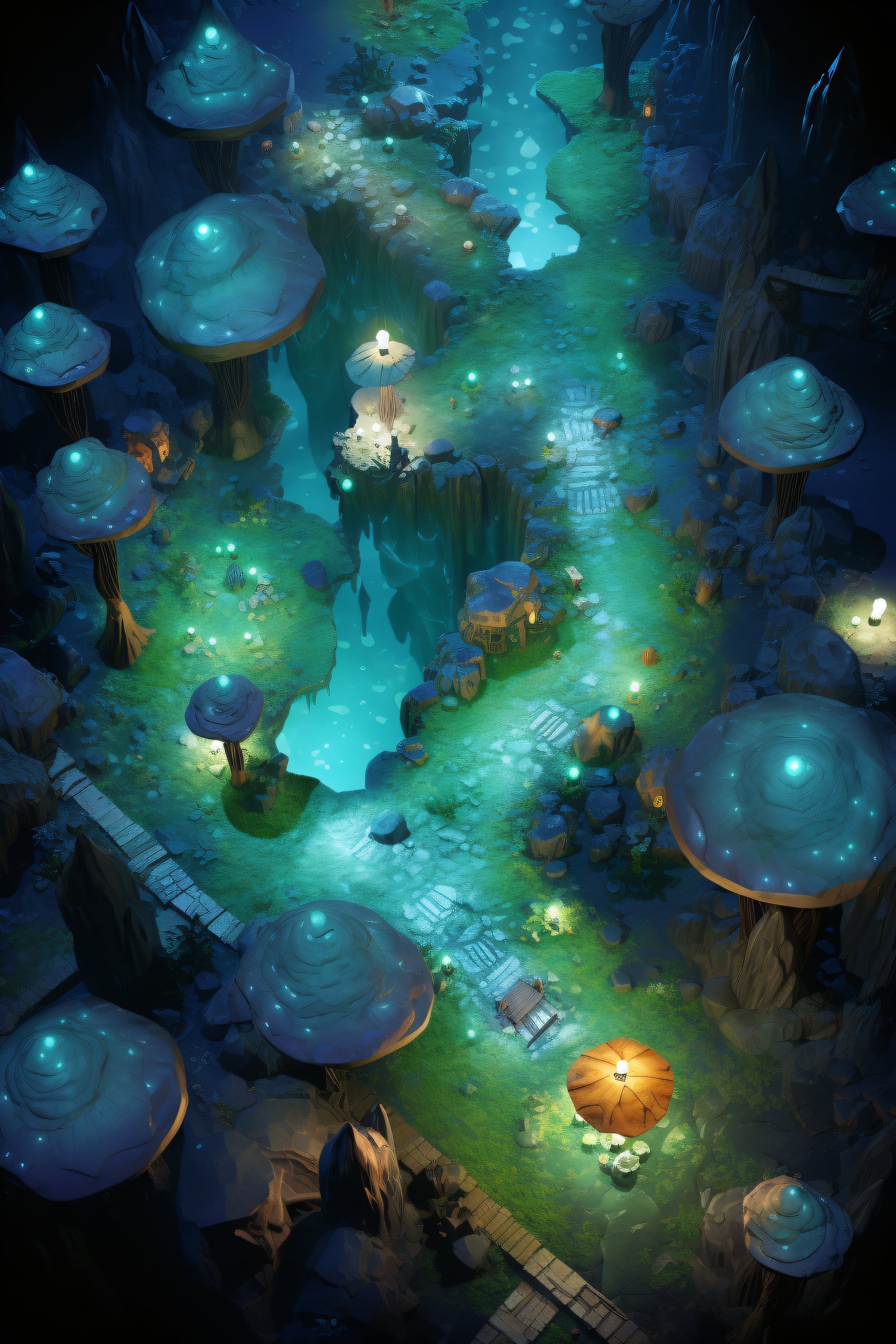 10 Feywild Battle Maps, Dnd Battle Map, Pathfinder, D&D, Battlemap ...