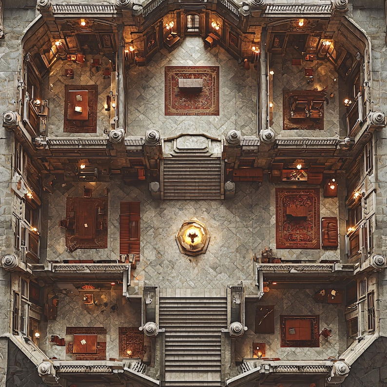 10 Guild Hall Battlemaps, Dnd Battlemap, Pathfinder, D&D, Dungeons and ...