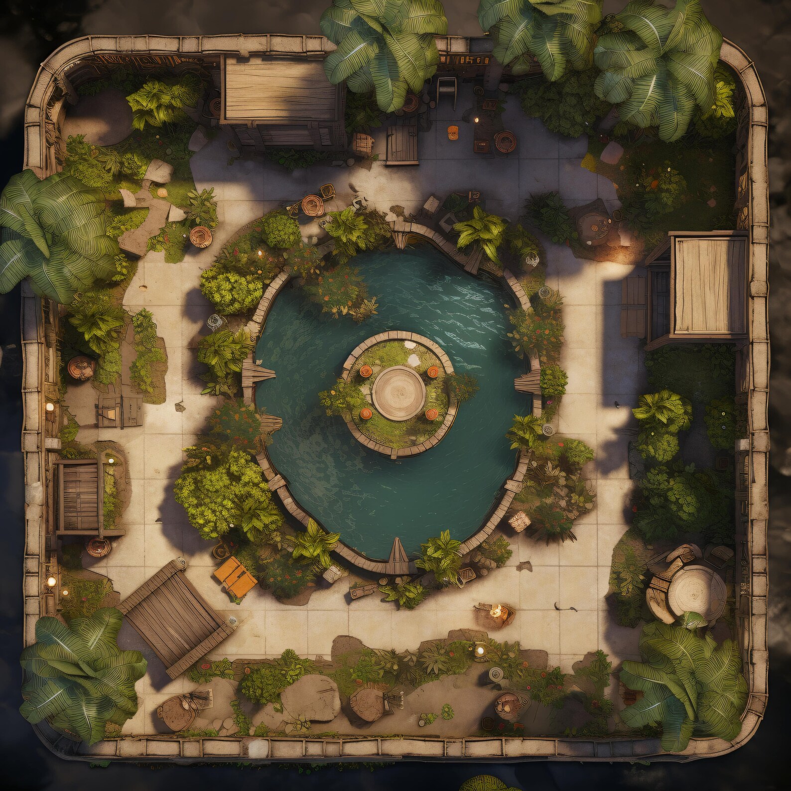 10 Ruin Battle Maps Part 2 Battle Map Pathfinder D&D - Etsy UK