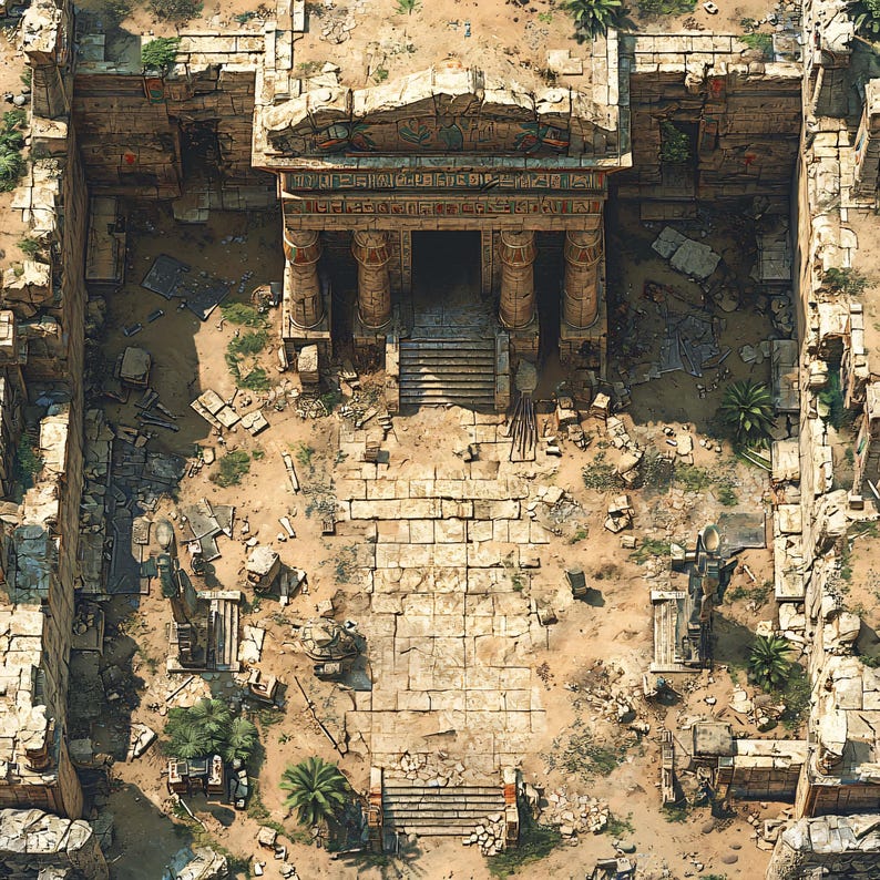 10 Archeology Battlemaps, Dnd Battle Map, Pathfinder, D&D, Dungeons and ...