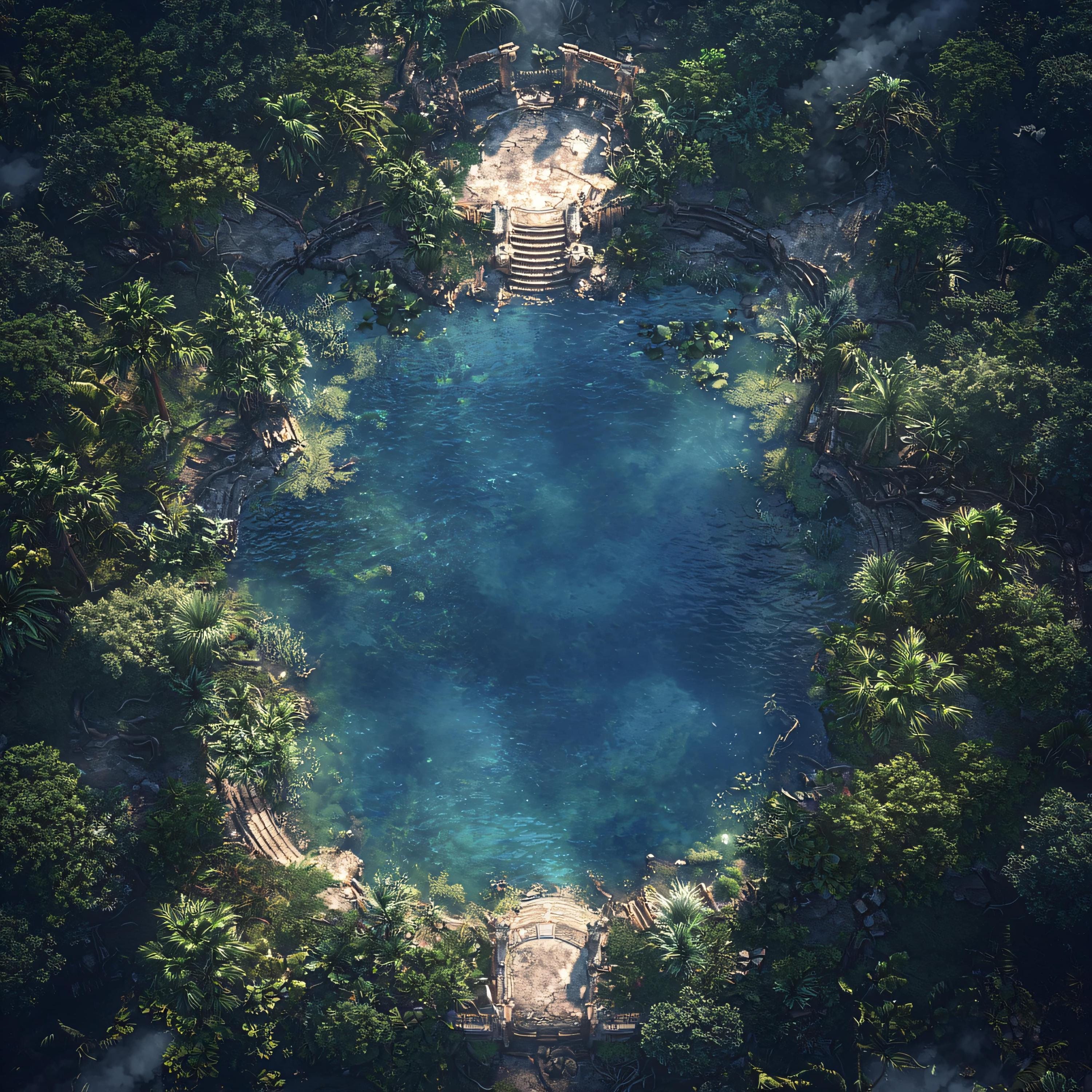 10 Swamp Battle Maps 3, Dnd Battle Map, Pathfinder, D&D, Battlemap ...