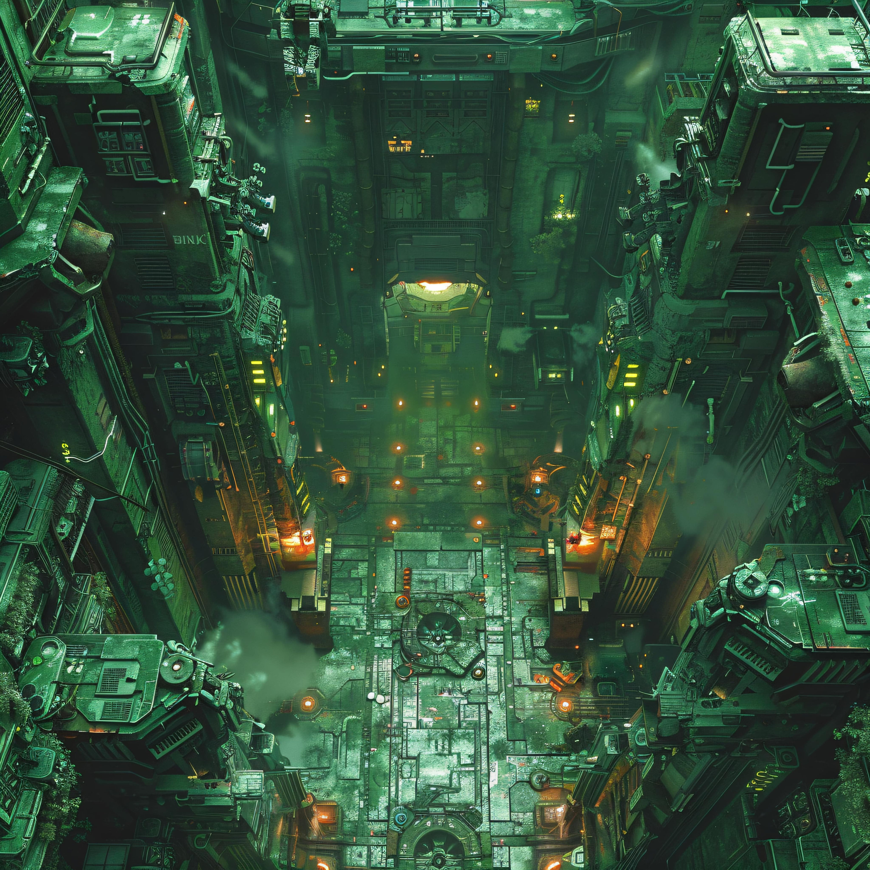 10 Cyberpunk Military Base Battlemaps, Sci Fi, Cyberpunk, D&D ...