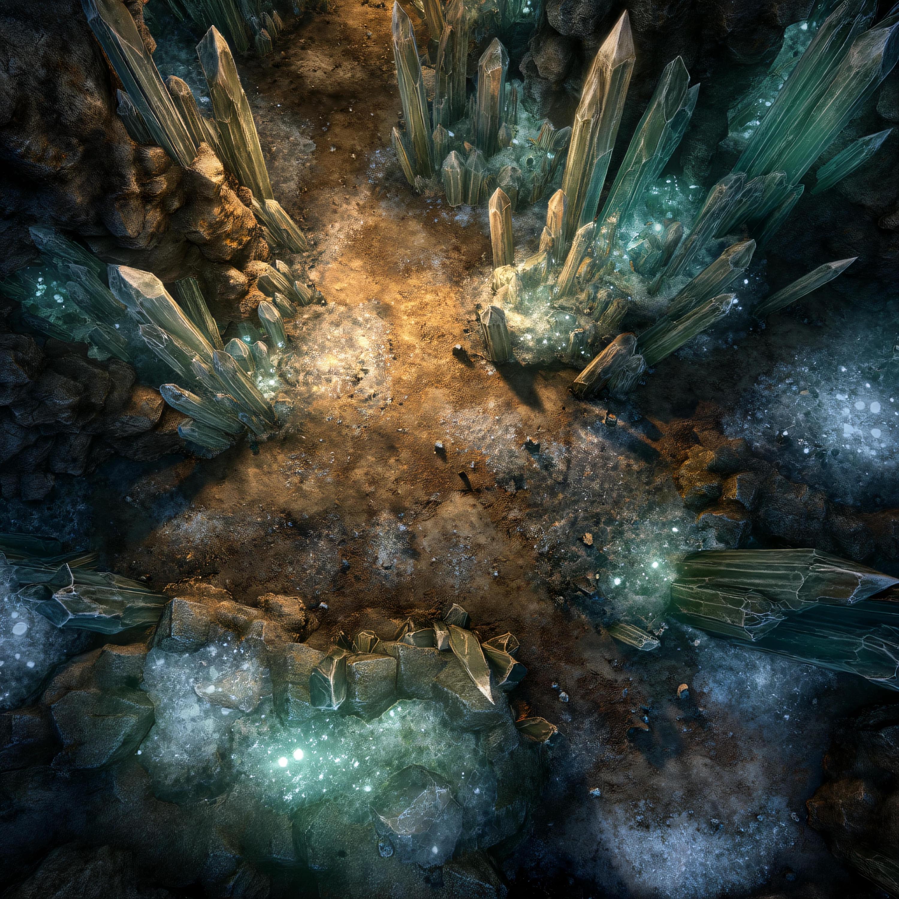 10 Gridless Crystal Battle Maps | VTT Pack for Dnd, Pathfinder & Ttrpgs ...