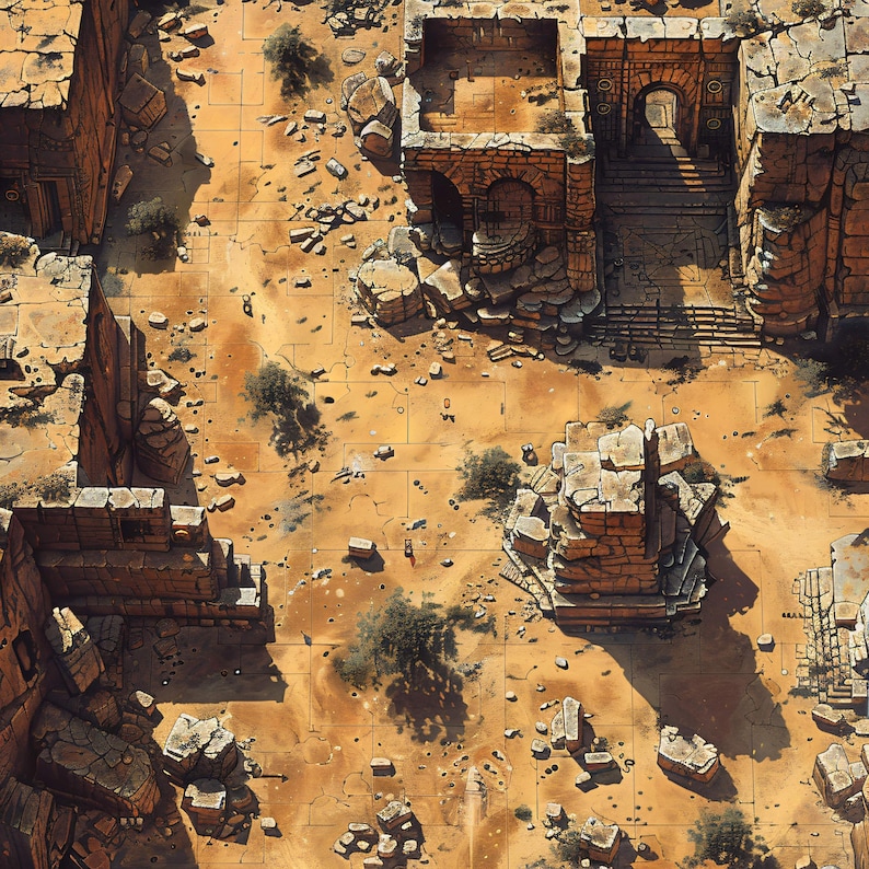 10 Archeology Battlemaps, Dnd Battle Map, Pathfinder, D&D, Dungeons and ...