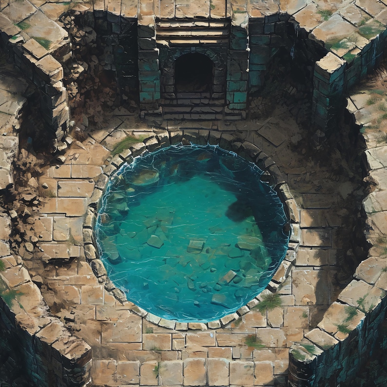 20 Lost Temple/city Battle Maps, Dnd Battle Map, Pathfinder, D&D ...