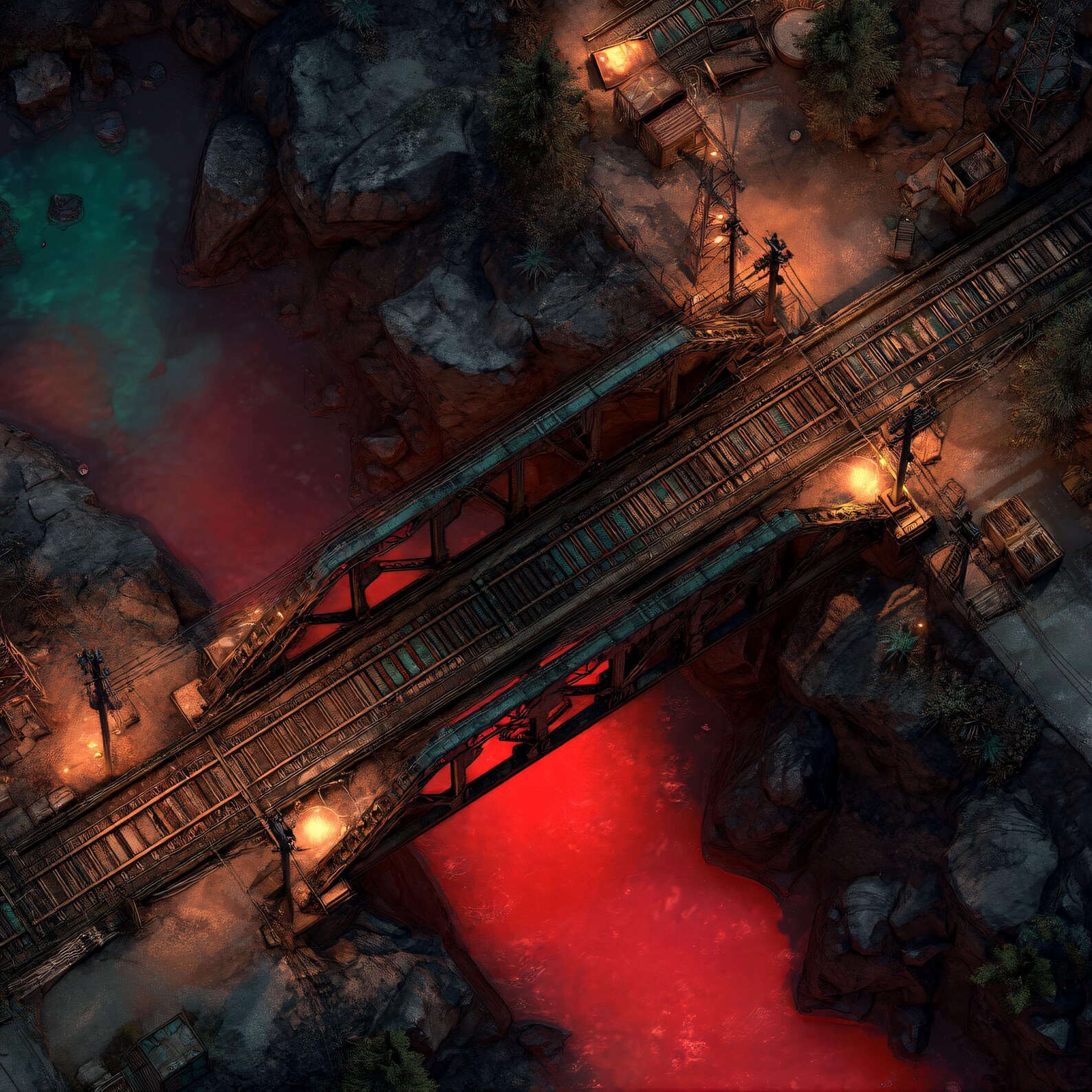 10 Gridless Mine Battle Maps | VTT Pack for Dnd, Pathfinder & Ttrpgs ...