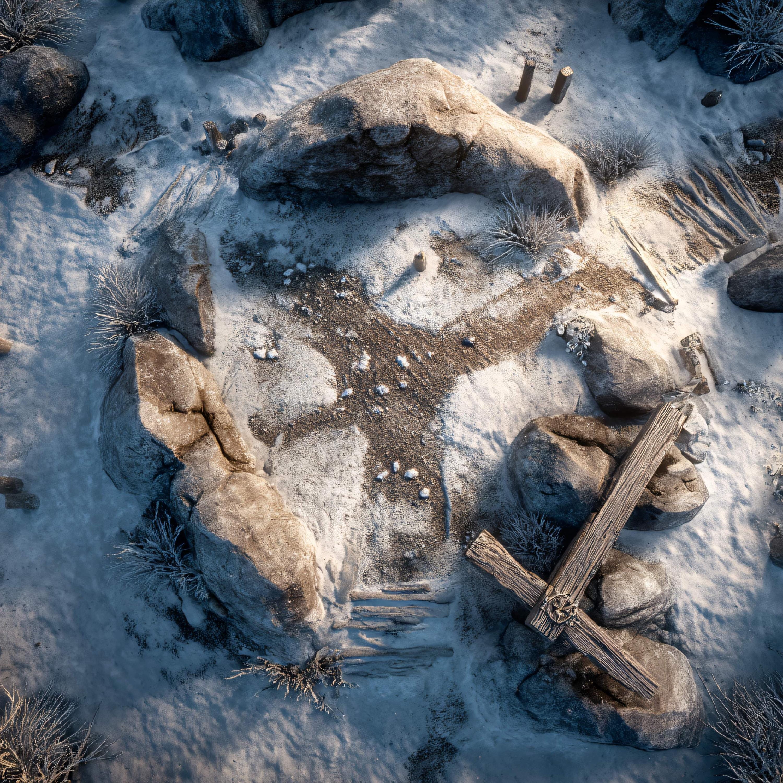10 Gridless Horror Wilderness Battle Maps | VTT Pack for Dnd ...