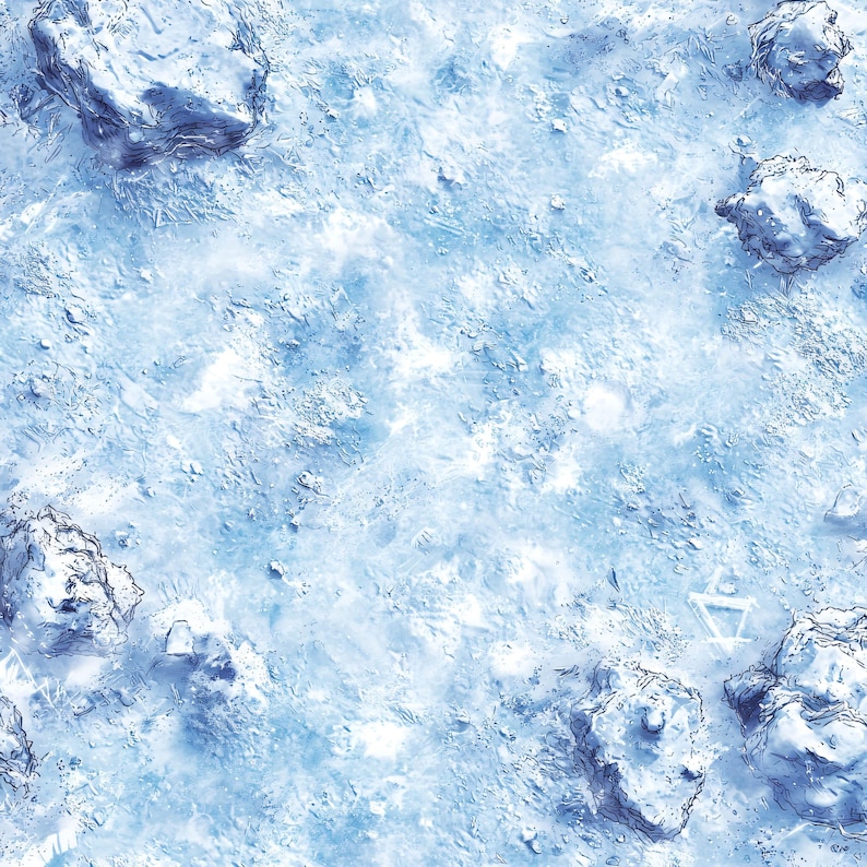 10 Gridless Frozen Landscape Battle Maps | VTT Pack for Dnd, Pathfinder ...