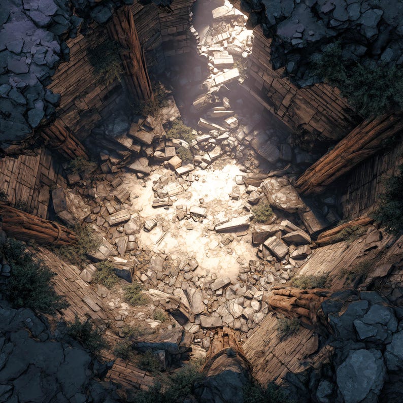 10 Gridless Mine Battle Maps | VTT Pack for Dnd, Pathfinder & Ttrpgs ...