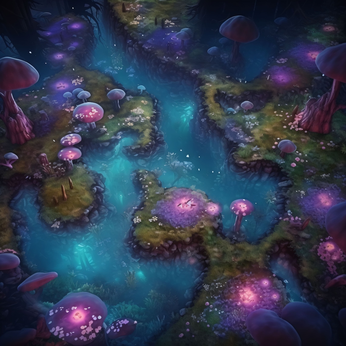 16 Cave/underdark Maps, Dnd Battle Map, Pathfinder, D&D, Battlemap ...