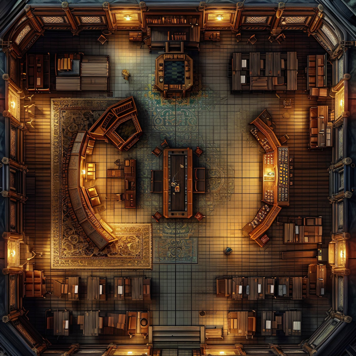 14 School Battle Maps, Dnd, Pathfinder, D&D, Battlemap, Dungeons and ...