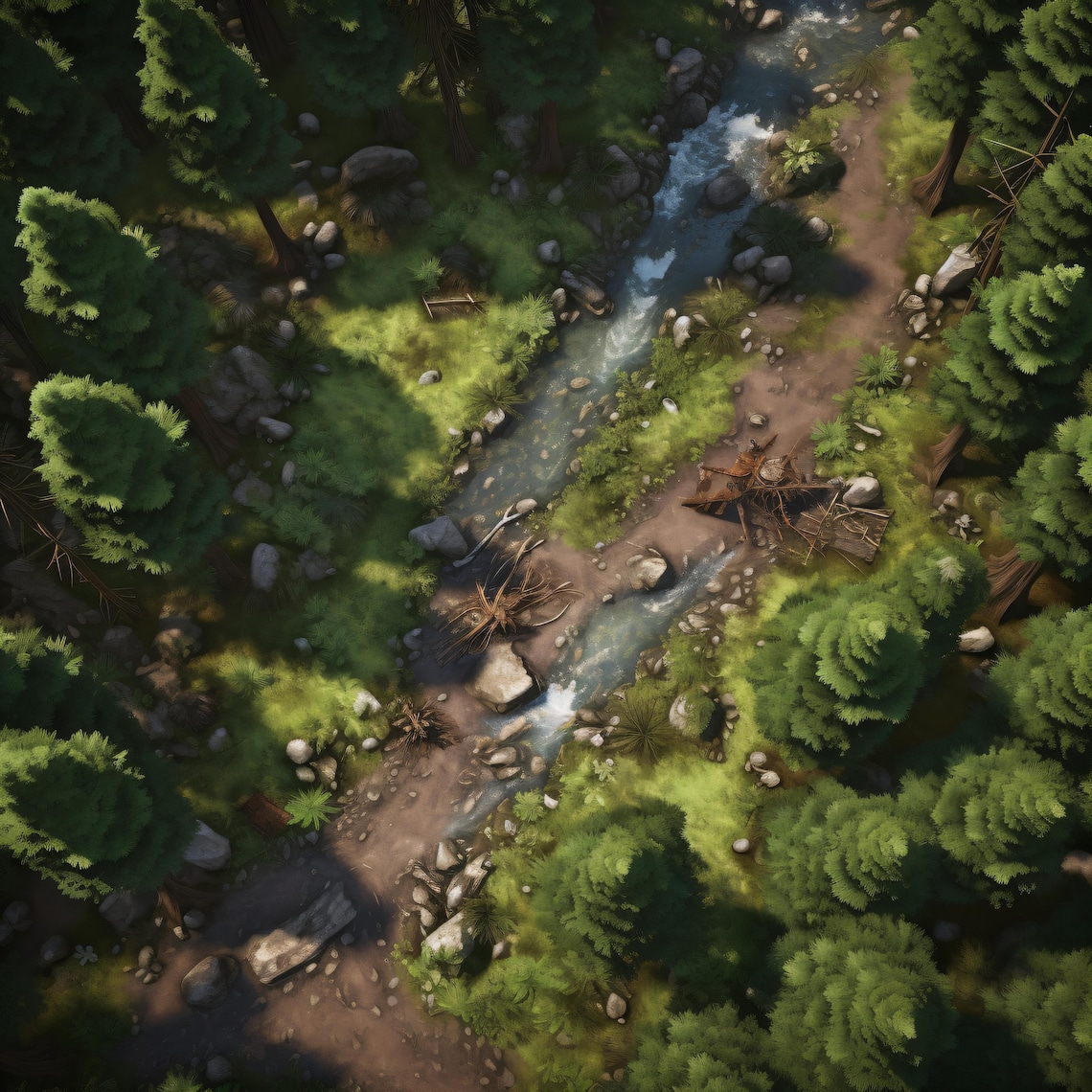 10 Forest Battle Maps, Dnd Battle Map, Pathfinder, D&D, Battlemap, Dungeons and Dragons, Roll20 ...