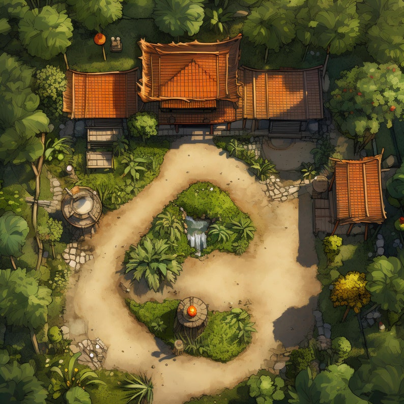 10 Temple Battle Maps, Dnd Battlemap, Pathfinder, D&D, Battlemap ...