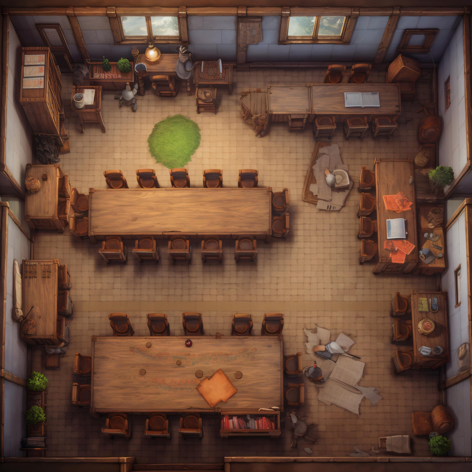 10 Classroom Battle Maps, Dnd, Pathfinder, D&D, Battlemap, Dungeons and ...