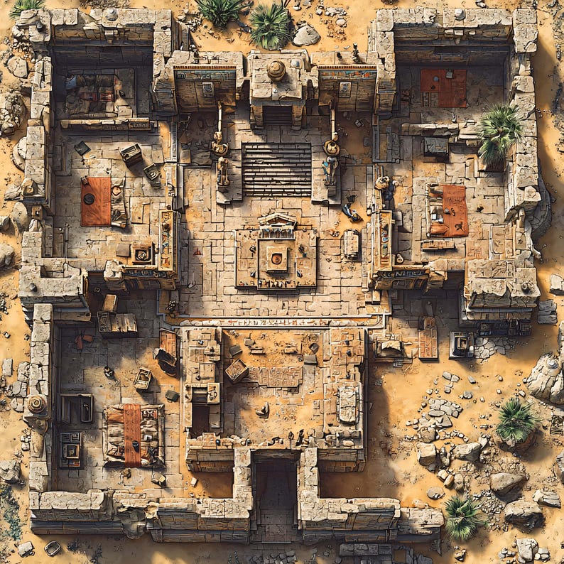 10 Archeology Battlemaps, Dnd Battle Map, Pathfinder, D&D, Dungeons and ...