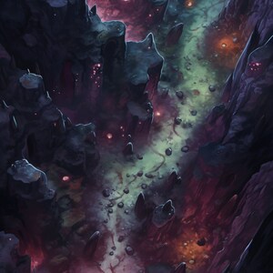 17 Alien Planet Battle Maps, Cyberpunk, Starfinder, D&D, Battlemap ...