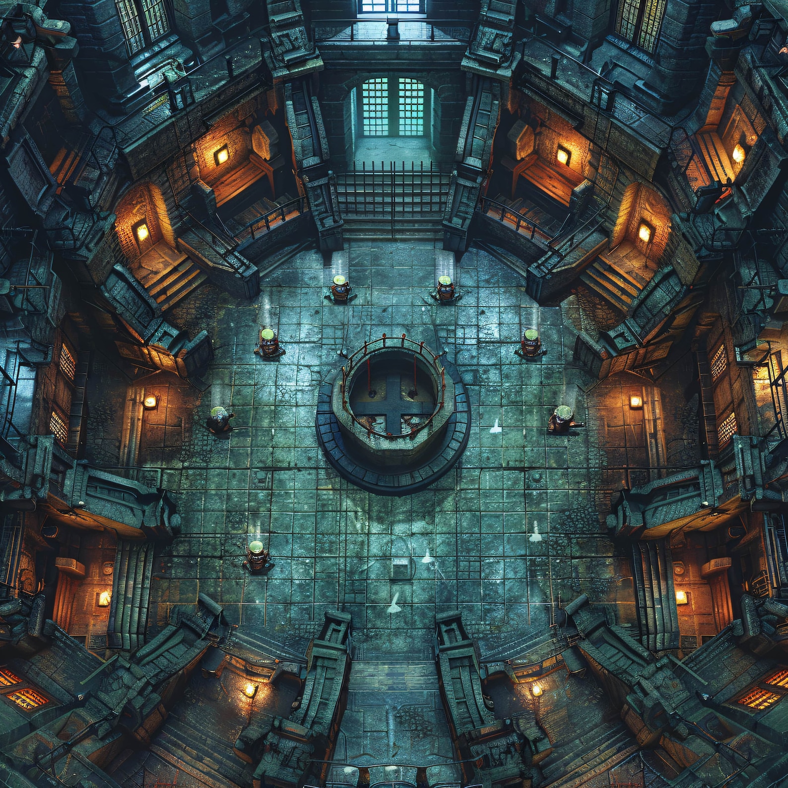 10 Court/jail Battle Maps, Battle Map, Pathfinder, D&D, Battlemap ...