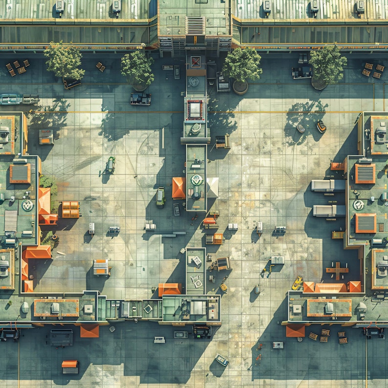 17 Airport Battlemaps, Sci Fi, Dnd Battle Map, Cyberpunk, D&D ...